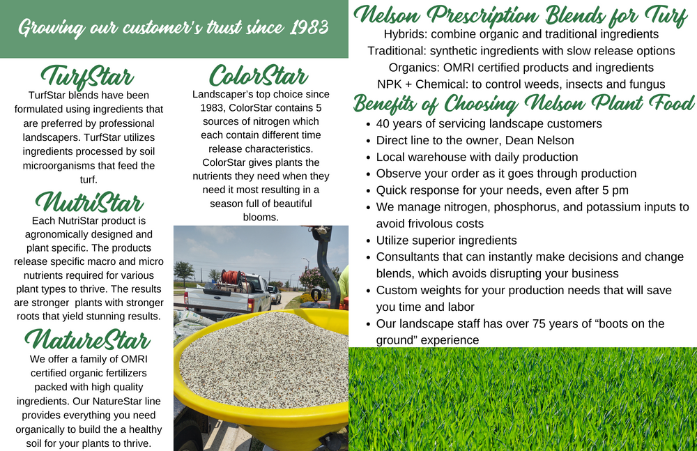 Landscapers - Nelson Plant Food